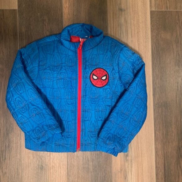 Marvel | Jackets & Coats | Disney Store Marvel Spiderman Kids Quilted ...